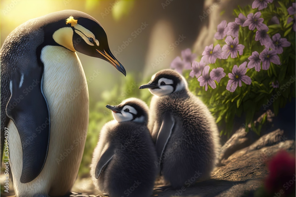 Penguin mother love - the loving relationship between parents and their ...
