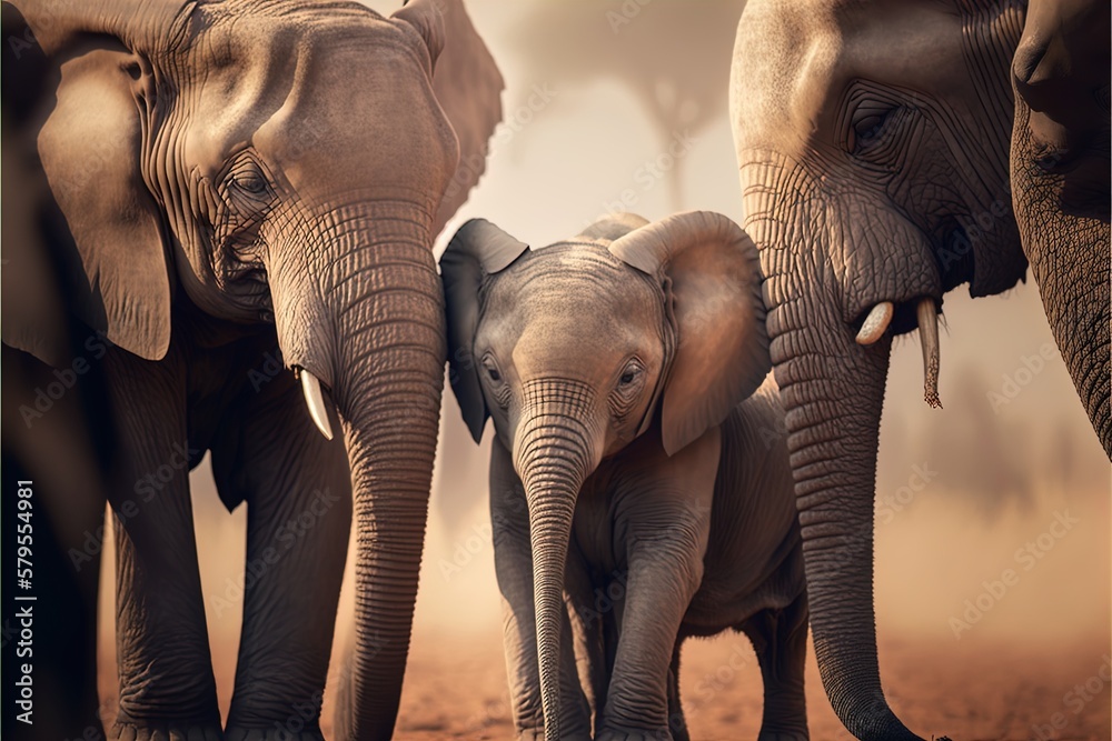 Elephant mother love - the loving relationship between parents and ...