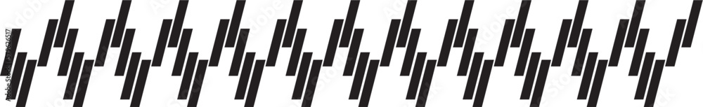 Slanted Line Border Design Element Stock Vector | Adobe Stock