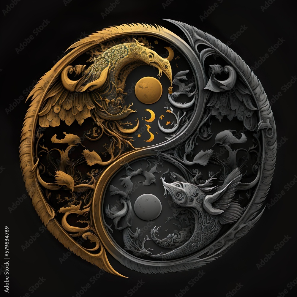 Heraldic Harmony: A Yin and Yang Symbol in Traditional and Modern ...