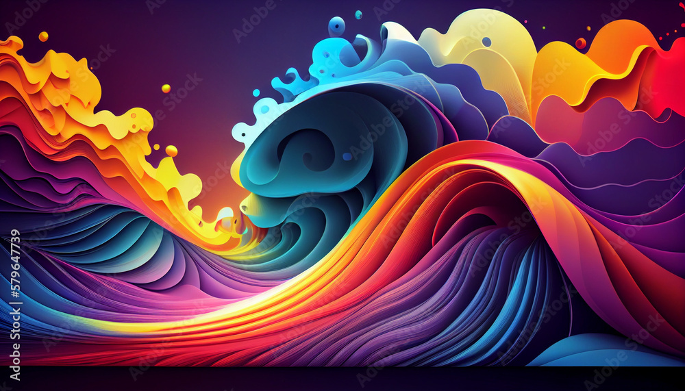 Moving Color. Visual Perfume Series. Visually appealing backdrop made ...