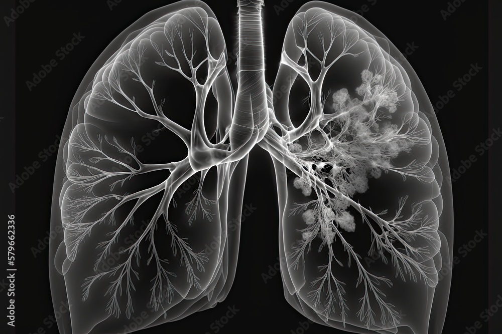 ภาพประกอบสต็อก A condition where cancerous cells develop and form a ...