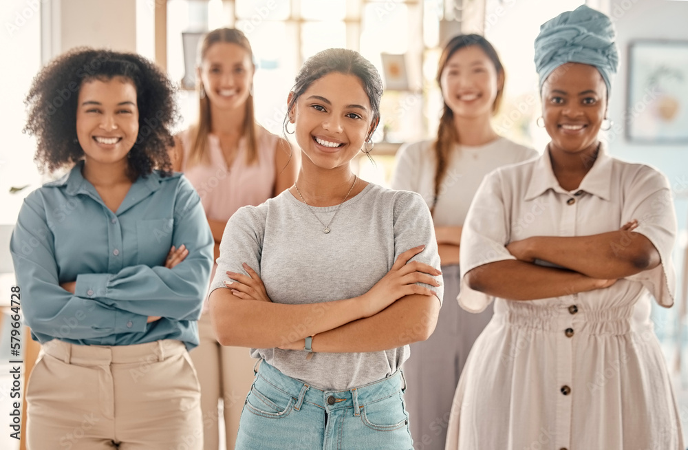 Plakat Women empowerment, business people portrait and diversity ...