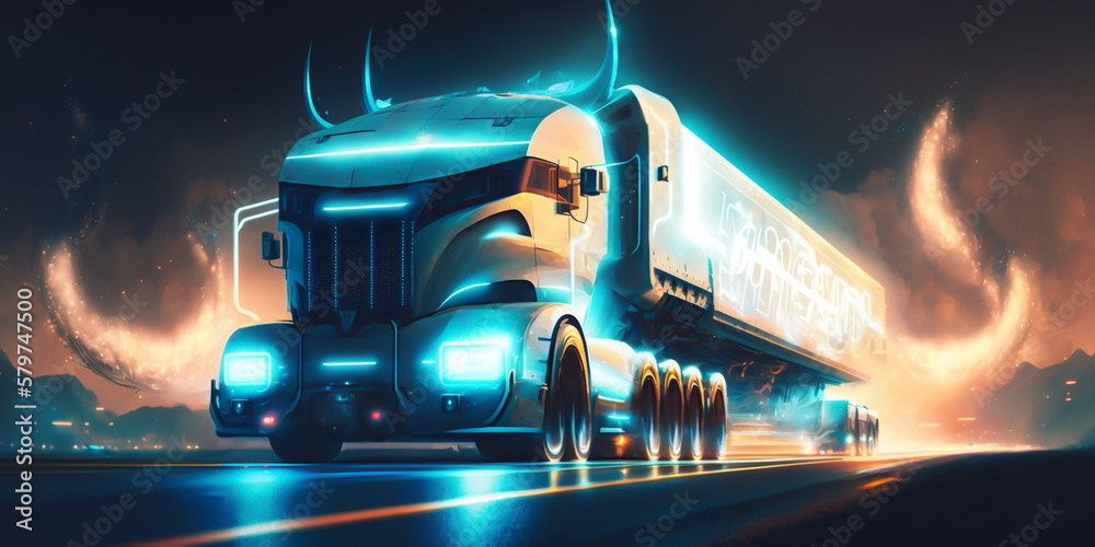 Autonomous semi trucks are the future of transportation. Self driving ...