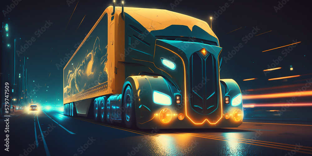 Autonomous semi trucks are the future of transportation. Self driving ...