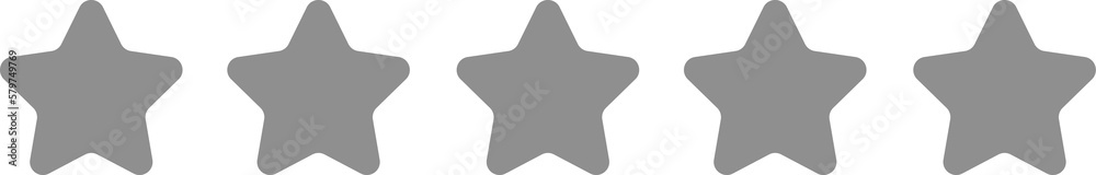 Zero stars, customer quality symbol. Zero star review rating. Website ...