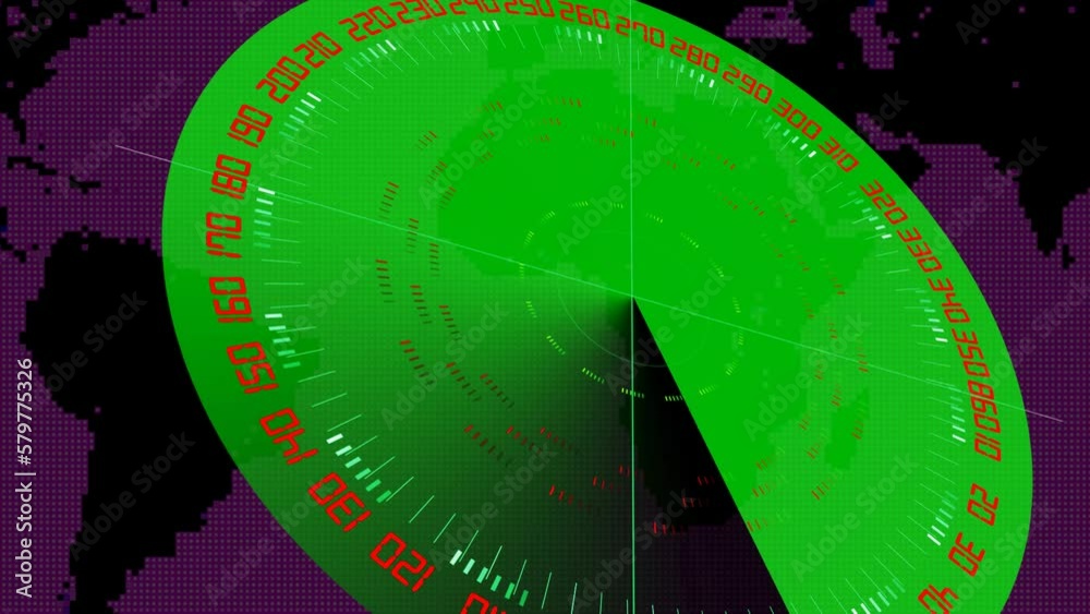 radar Hud animated technology background . digital radar holographic on ...