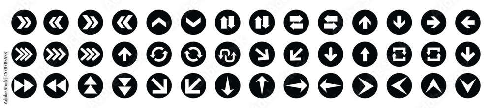 Mega set of vector arrows. Arrows. Arrow icons. Arrow vector collection ...