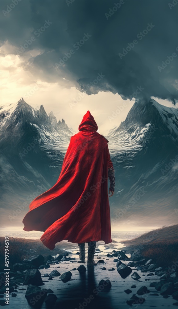 Satan with red cape on earth alone for thousand years the Millennium ...