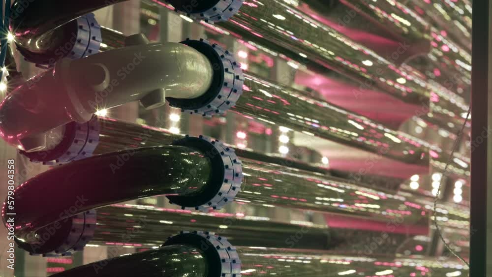 Algae reactor science tubular, research pipe hose modern laboratory ...