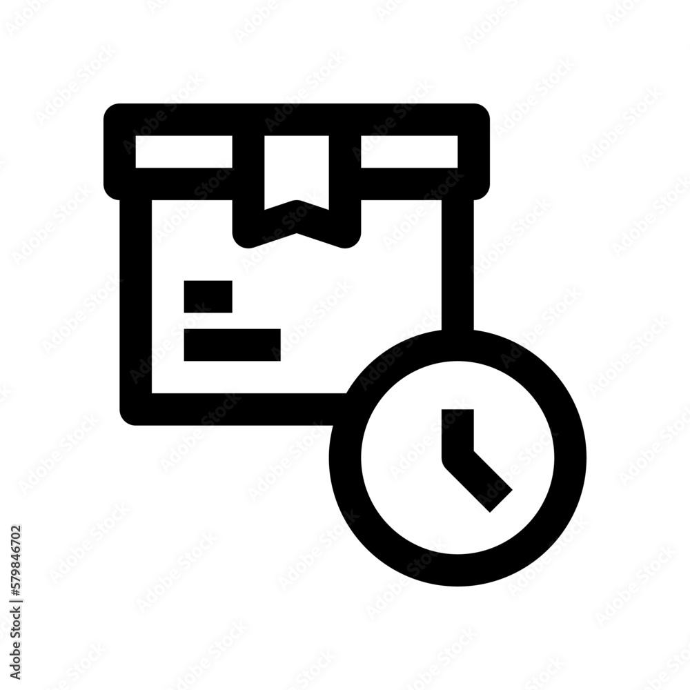 time tracking icon for your website, mobile, presentation, and logo ...