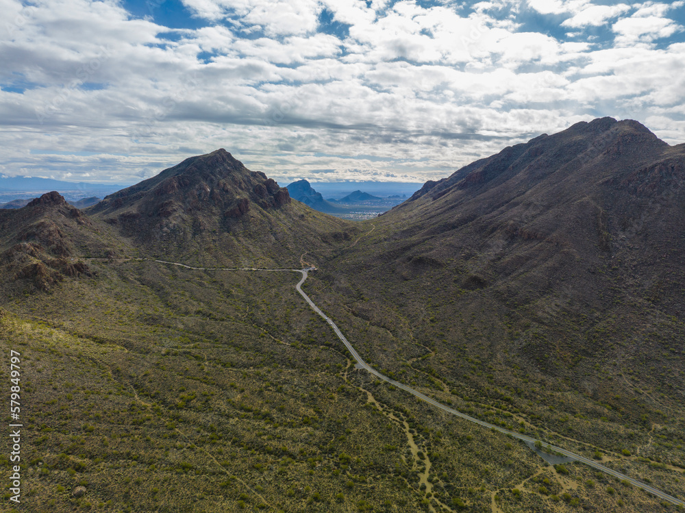Yetman Trail between Ringtail Ridge and Golden Gate Peak in Tucson ...