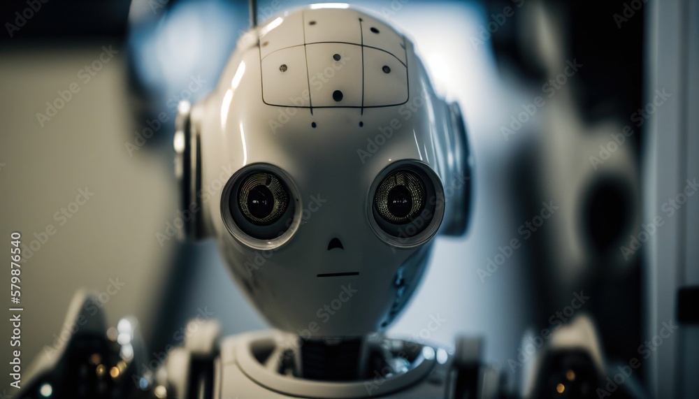 State-of-the-Art Robot Portrait: A Futuristic Depiction of Advanced ...