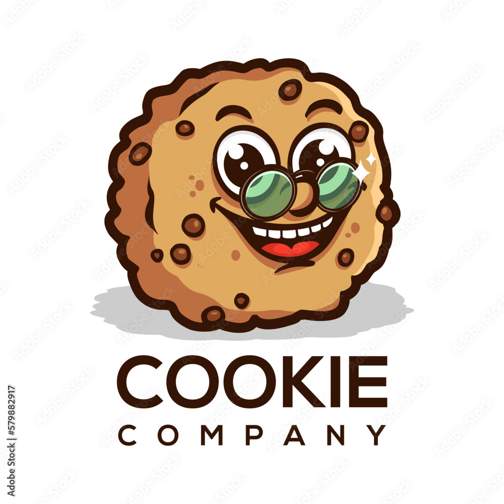 cookie, Design element for logo, poster, card, banner, emblem, t shirt ...