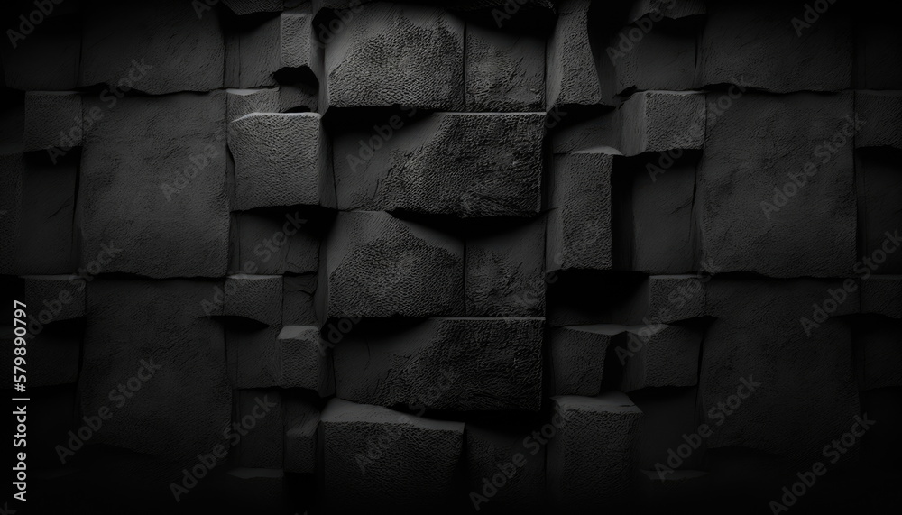 smooth black background, abstract wallpaper, vector illustration, Made ...