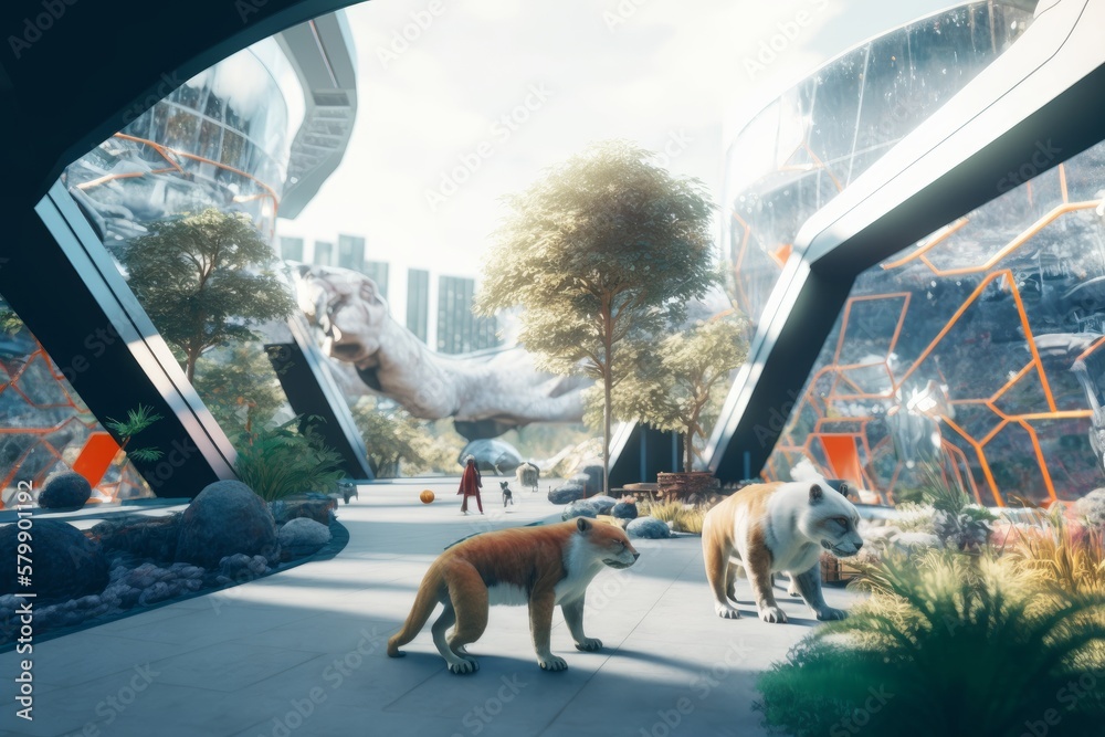 Futuristic Zoo: Unreal Engine 5 Brings Genetically Engineered Animals to Life with Epic ...