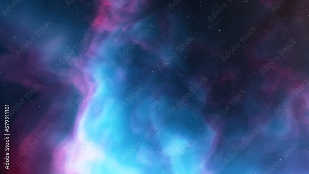 red-violet nebula in outer space, horsehead nebula, unusual colorful ...