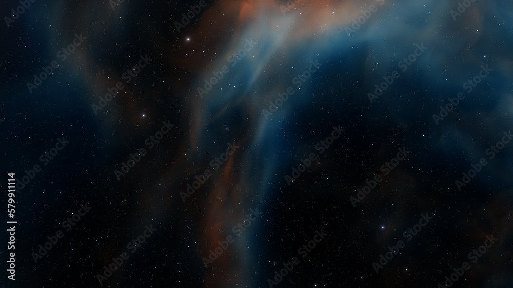 red-violet nebula in outer space, horsehead nebula, unusual colorful ...