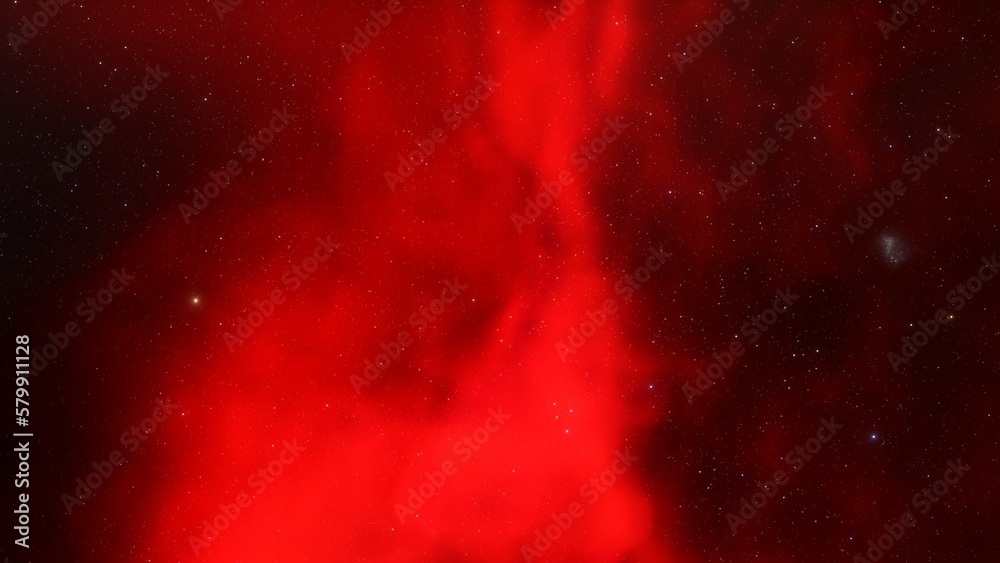 red-violet nebula in outer space, horsehead nebula, unusual colorful ...