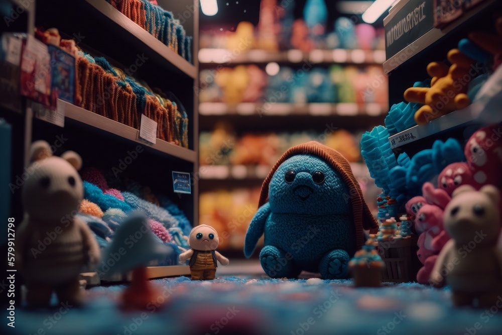 Discover the Wonder of a Magical Toy Store with Hyper-Detailed Toys ...