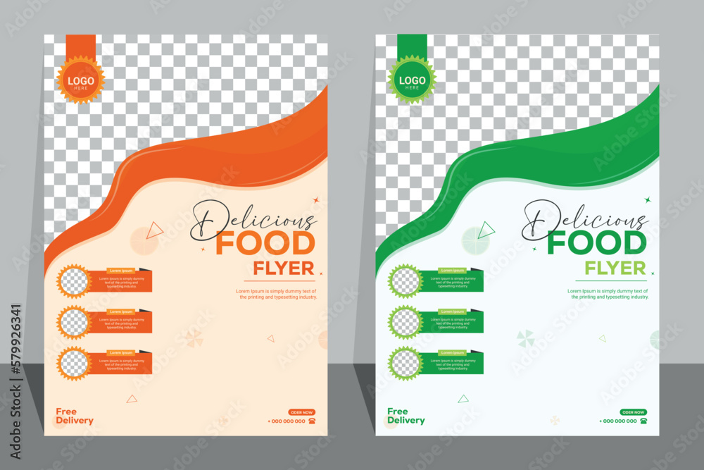 Food Flyer Template design, restaurant food flyer, fast food template ...