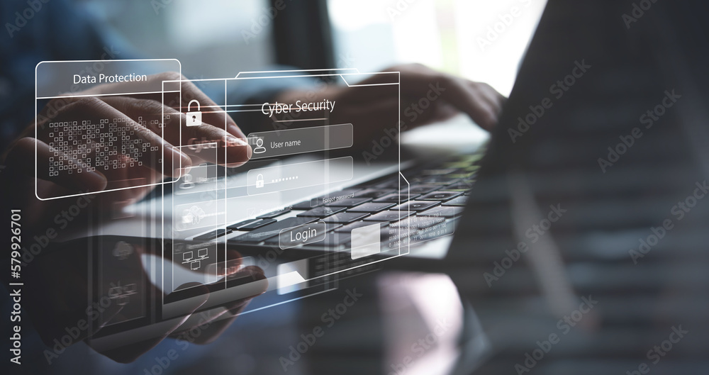 Cybersecurity Data Protection Concept User Privacy Security And Data Encryption Secure