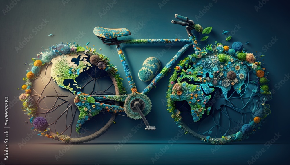 Earth Day: A Vibrant Eye-Catching Background Design Template of Earth ...