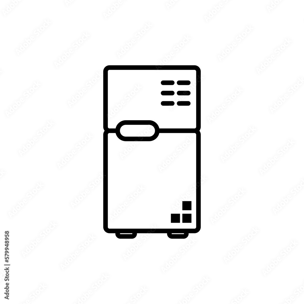 Fridge icon freezer, cold, cool for app web logo banner poster icon ...