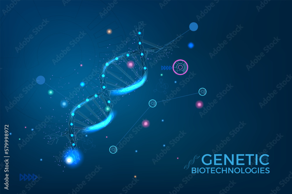 Gene structure, genetic dna manipulation. Molecule edition in biology ...