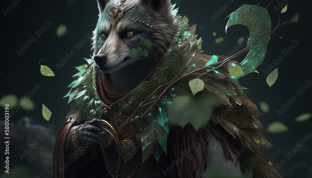 A wolf druid is a shapeshifter who communes with wolves and channels ...