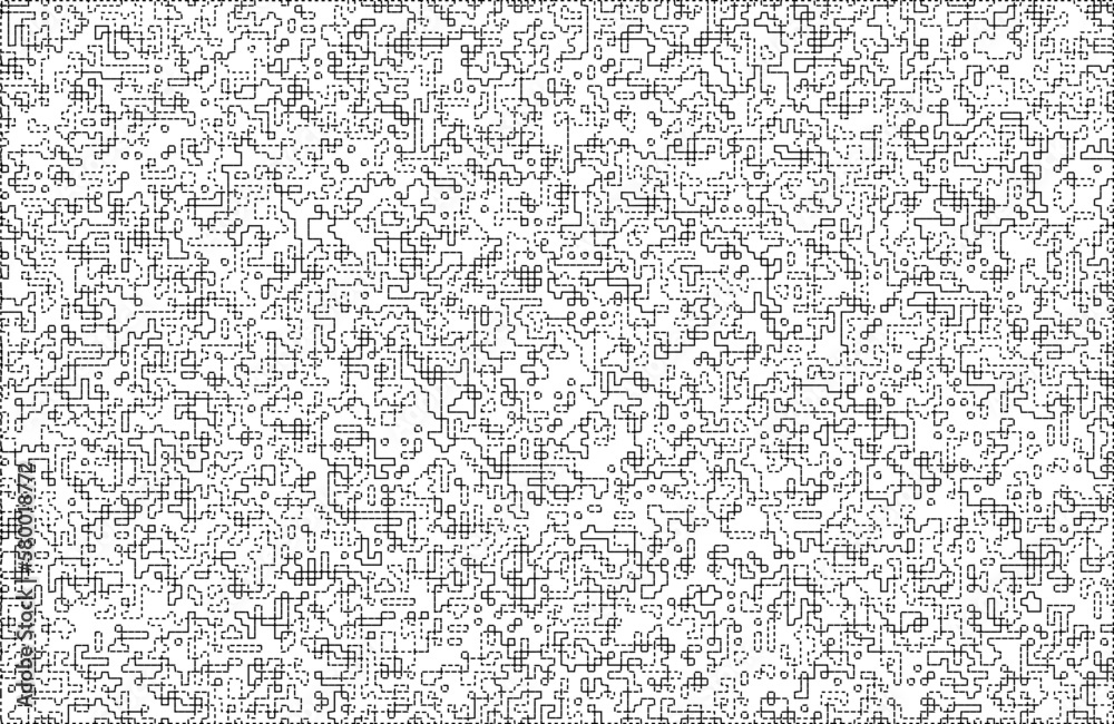 Stylish texture with figures from lines and dashes .Abstract geometric ...