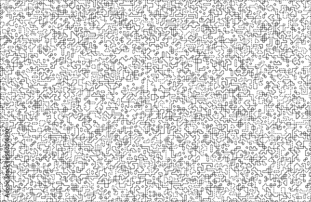 Stylish texture with figures from lines and dashes .Abstract geometric ...