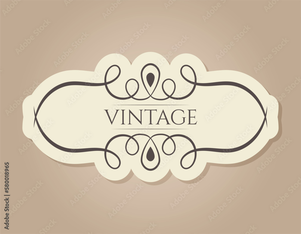 Banner Template Vintage