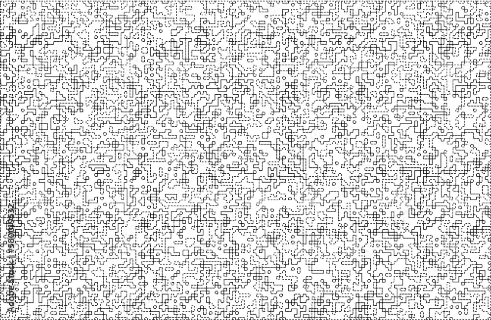 Stylish texture with figures from lines and dashes .Abstract geometric ...