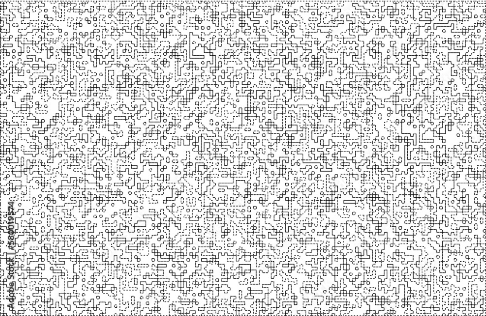 Stylish texture with figures from lines and dashes .Abstract geometric ...