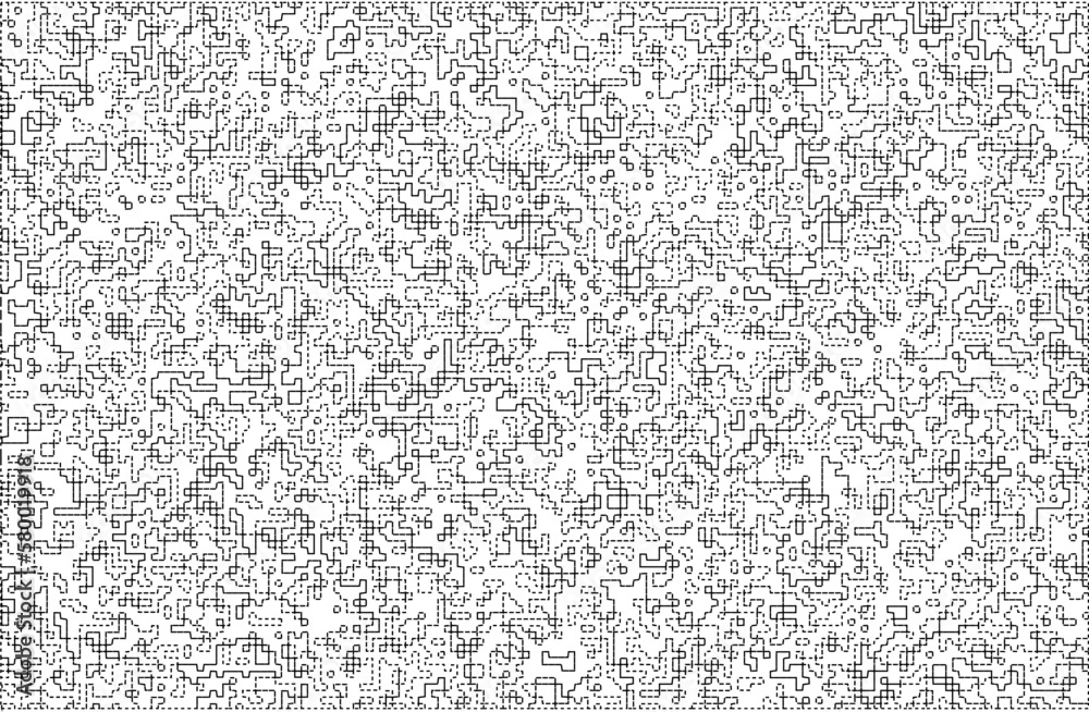 Stylish texture with figures from lines and dashes .Abstract geometric ...