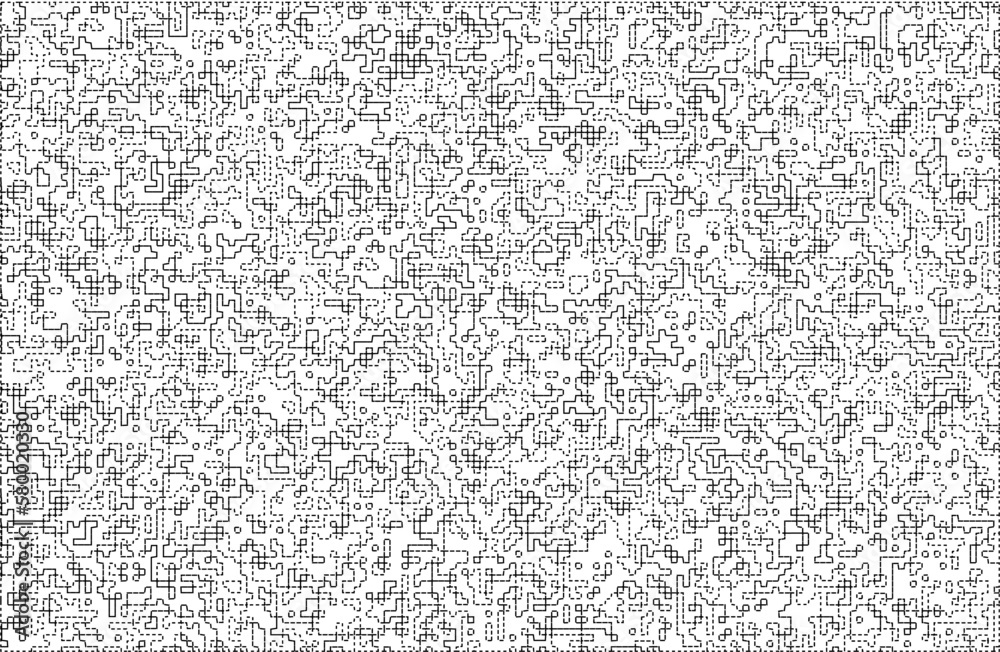 Stylish texture with figures from lines and dashes .Abstract geometric ...