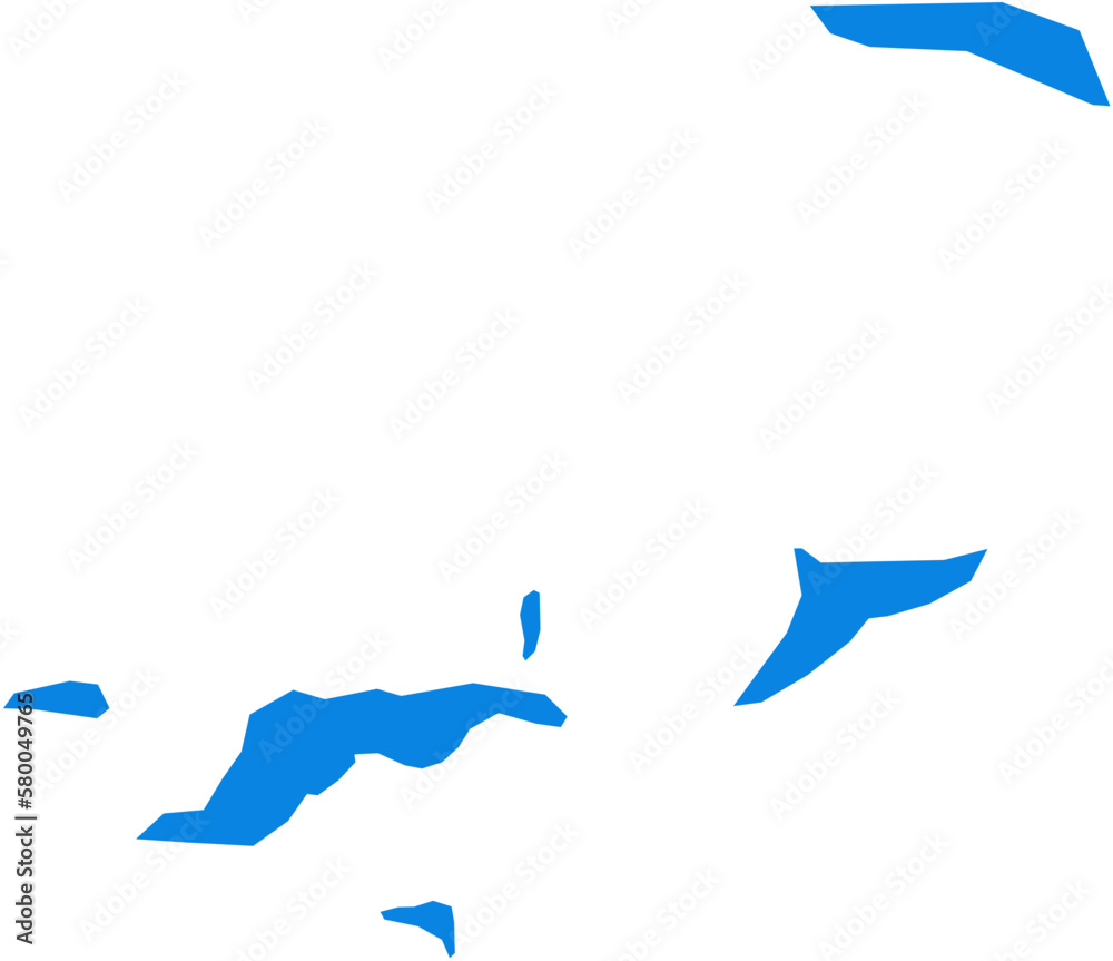 Vetor de High-quality vector map of British Virgin Islands in SVG ...