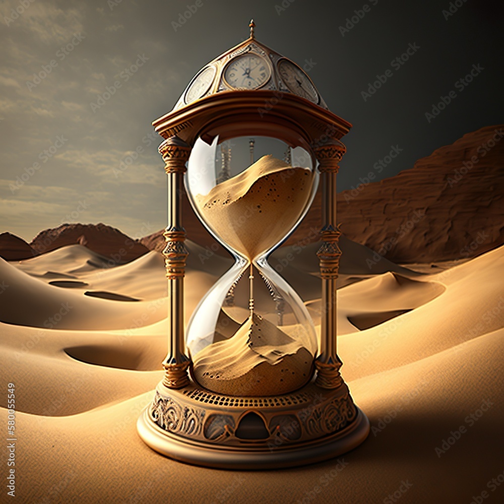 Victorian Relic The Sands of Time in an Enormous Antique Hourglass Ai ...