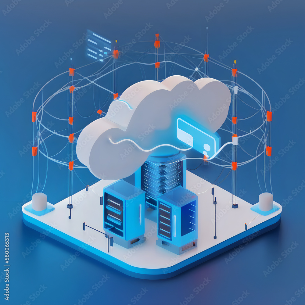 Explore the limitless potential of cloud architecture. This towering ...