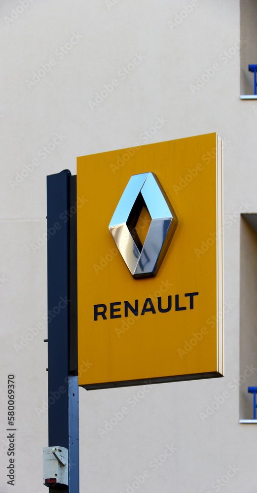logo de la marque Renault France Stock Photo | Adobe Stock