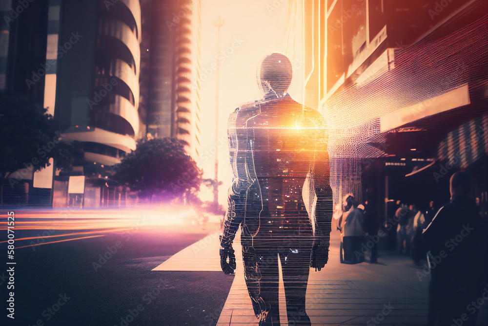 Robot using machine learning to identify human big data technology from ...