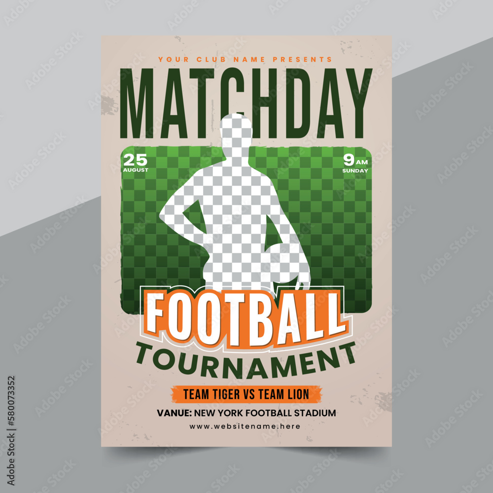Modern sports event flyer template and Soccer championship tournament ...