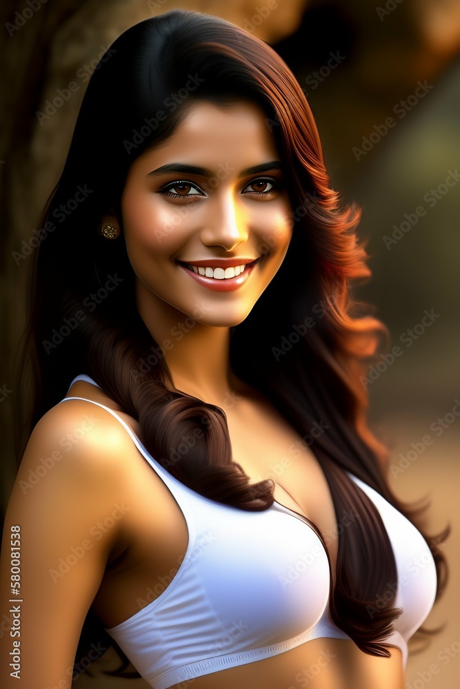 Ai Generative Illustration Graphic Design Art World Beautiful Girl