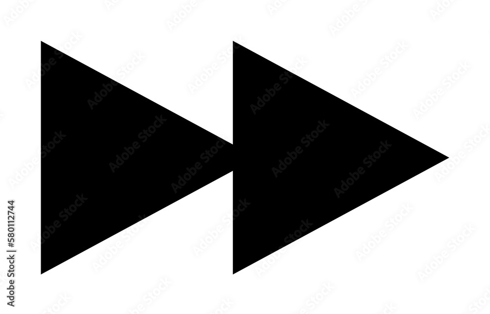 arrow, right, navigation, rewind icon. Element of direction icon. Signs ...