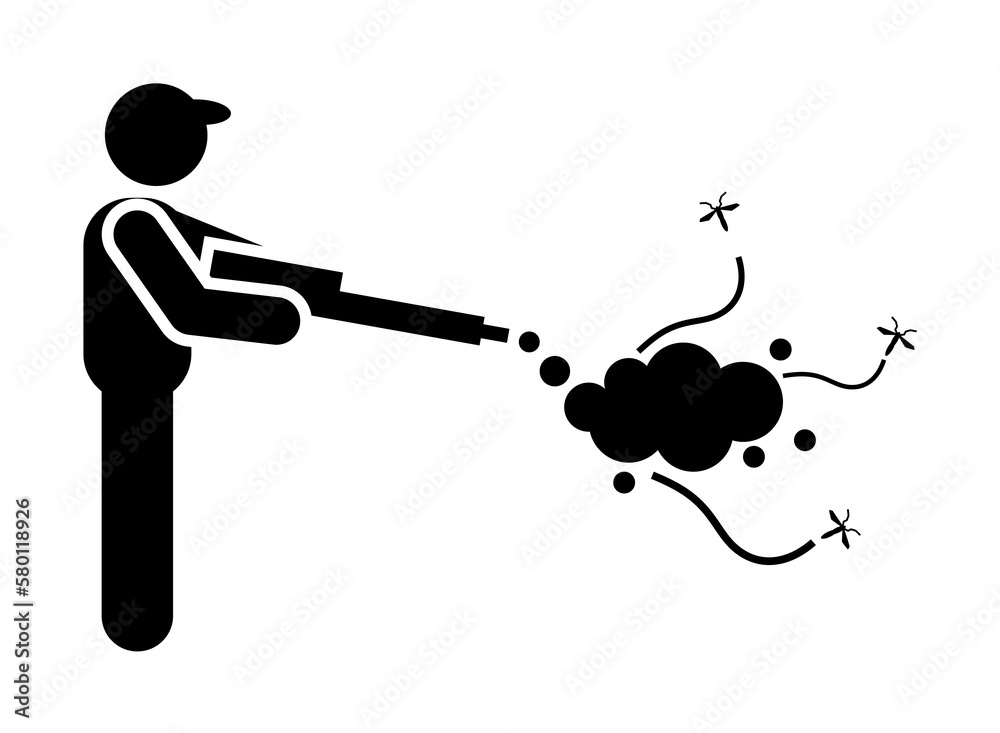 Aedes, fight, fogging, zika, mosquito icon. Element of aedes mosquito ...