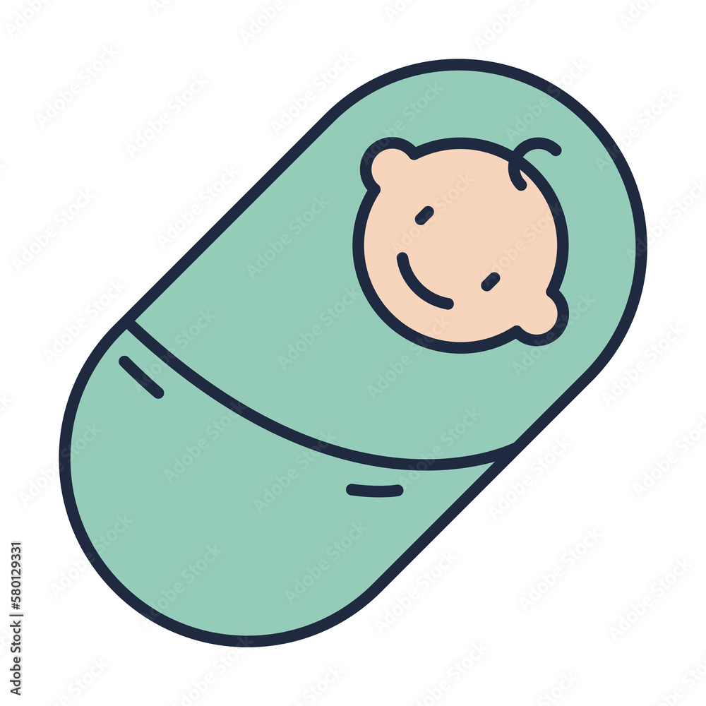 baby cartoon icon. Element of family icon for mobile concept and web ...