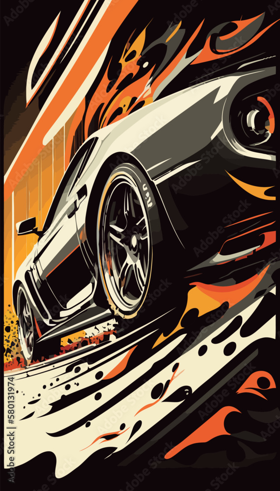 Car vector , car image , poster , multipurpose illustration , scalable ...