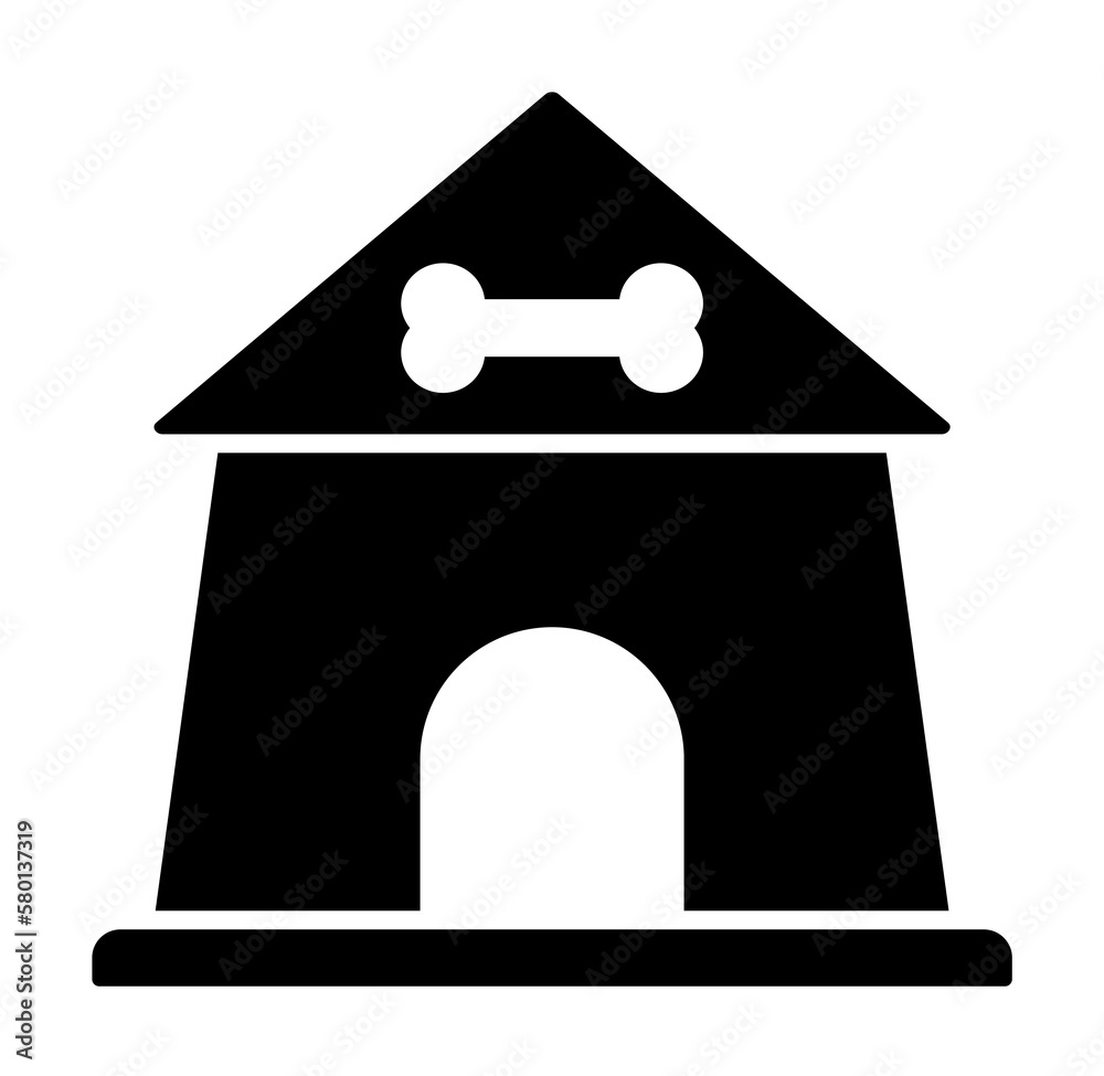 Dog box, dog icon. Simple elements of animals store icons for ui and ux ...