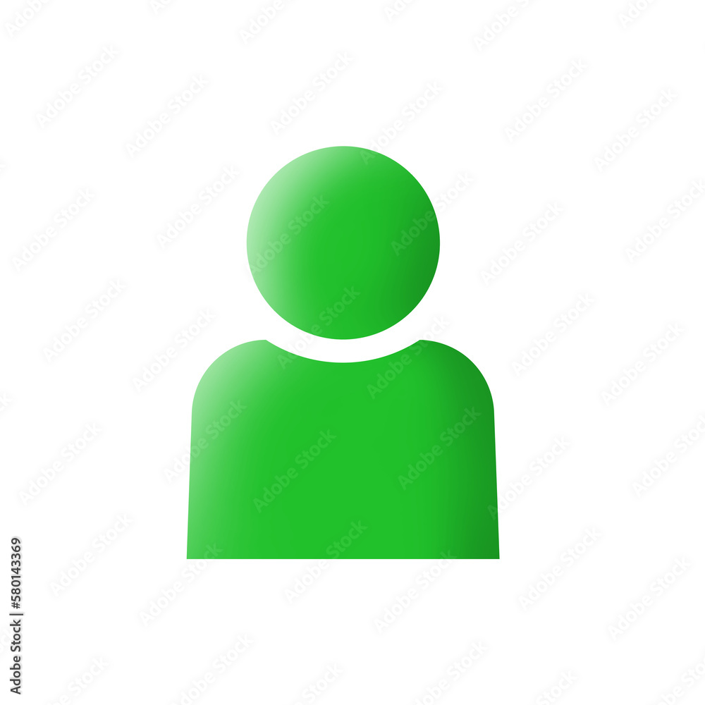 green people profile icon Stock Illustration | Adobe Stock